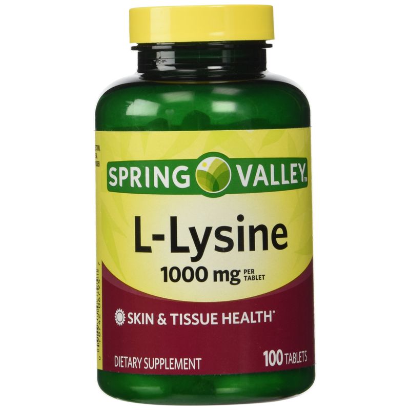 Spring Valley - L-Lysine 1000 mg, 100 Tablets - Online Marketplace ...