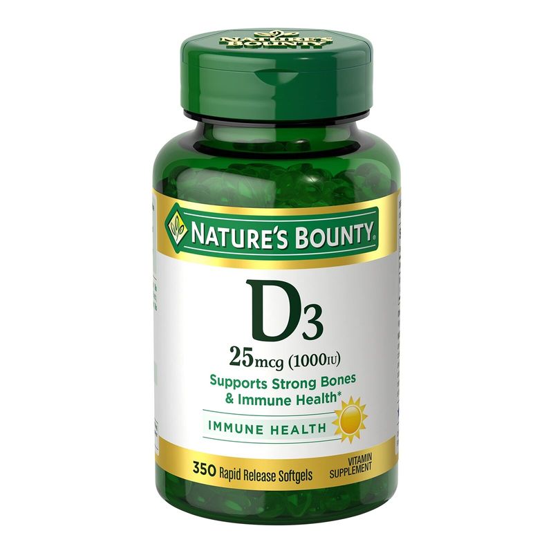 Nature's Bounty Vitamin D3 1000 Iu 350 Softgels Immune Support Bone Health - Online Marketplace ...
