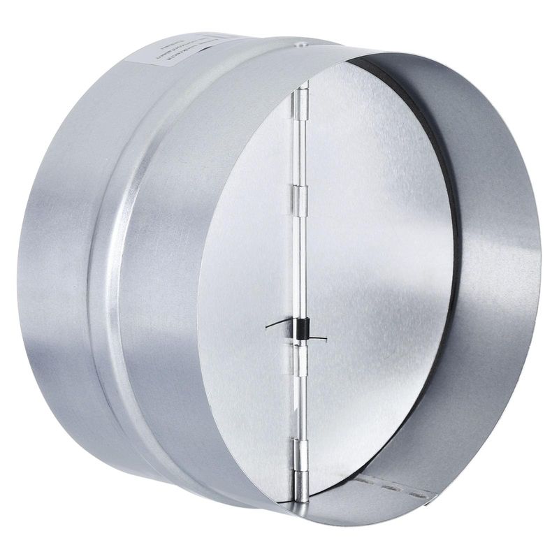 PATIKIL Backdraft Damper 149mm Duct Hose Air Flow Insert Backflow ...