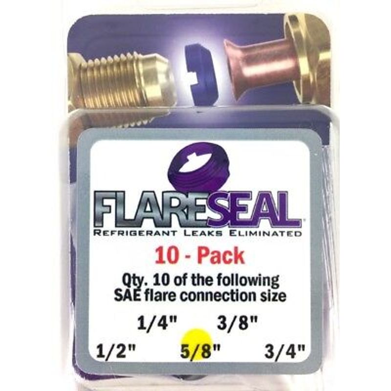 5/8" Flare Seal Ductless Mini Split FlareSeal Gasket Stop Flare Leaks ...