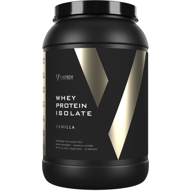 Whey Protein Isolate with Digestive Enzymes Vyotech Nutritionals Zero ...