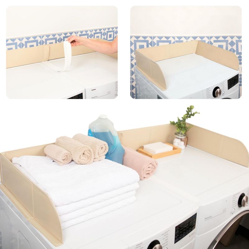 Laundry Guard with Gap Cover - Prevent Clothes from Falling Behind ...