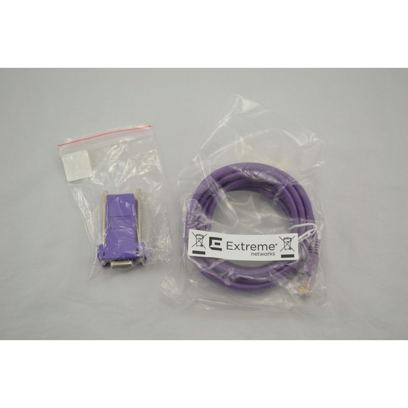 Extreme Networks Console Cable Adapter Cat 5E DB9 F Ethernet Network ...