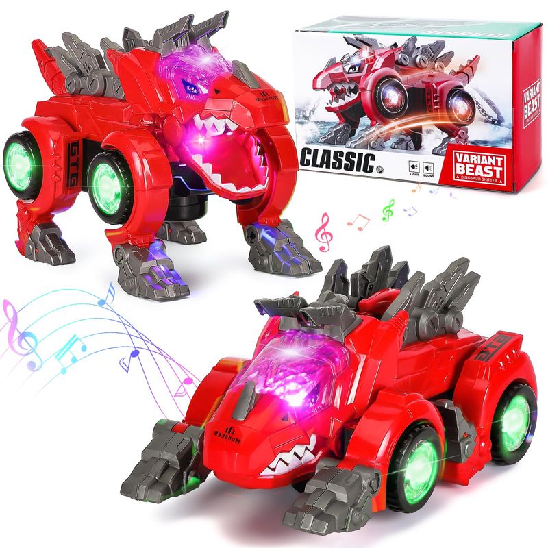 Highttoy Dinosaur Toys for 3-7 Year Old Boys Girls,Automatic ...