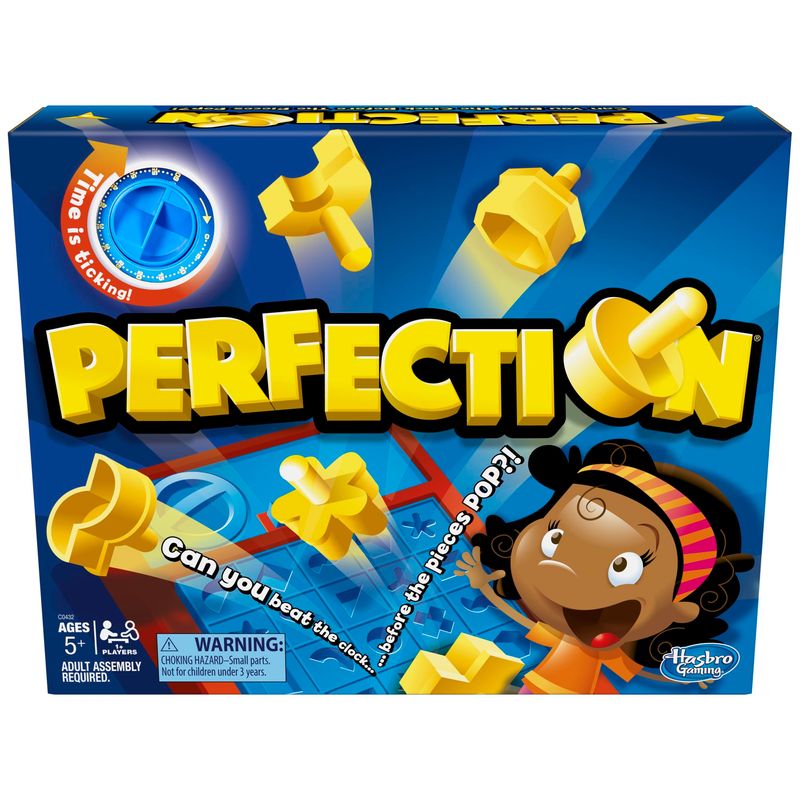 Hasbro Gaming Perfection Game for Preschoolers and Kids Ages 5 and Up ...