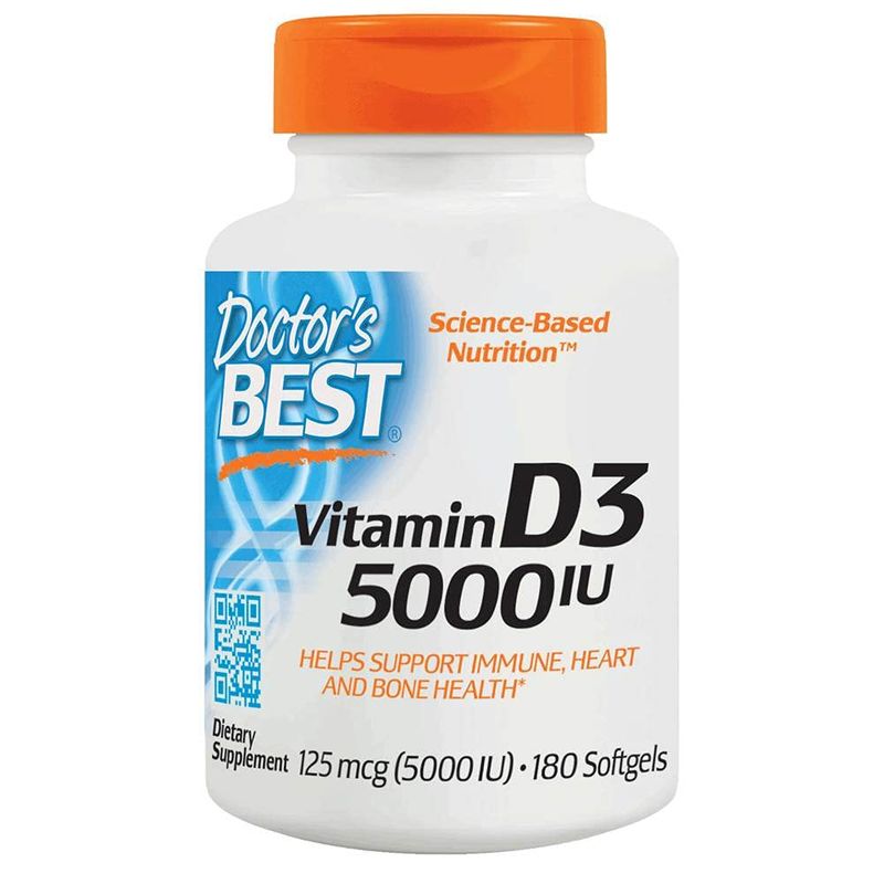Doctor's Best Best Vitamin D3 5000IU 180 SG - Online Marketplace ...