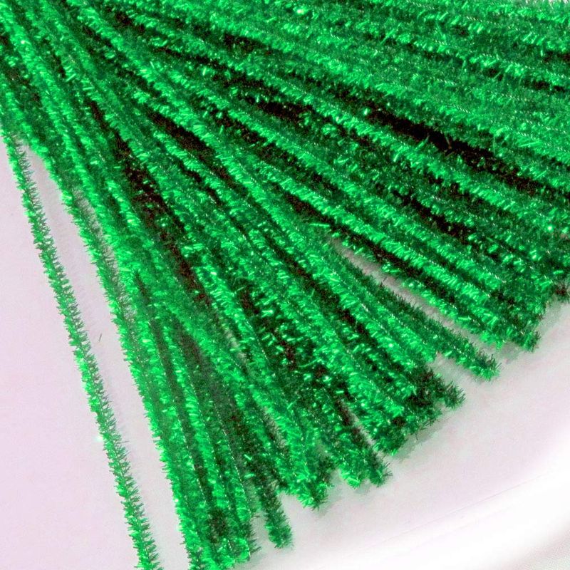 The Crafts Outlet Chenille Sparkly Stems, Pipe Cleaner, 20-in (50-cm ...