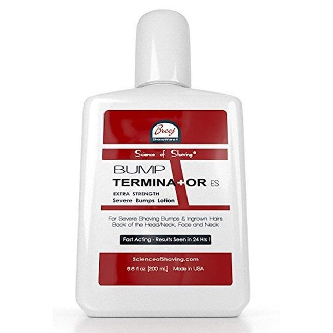 BUMP TERMINATOR Extra Strength Severe Bumps Lotion by Breej, 6.8 fl oz ...