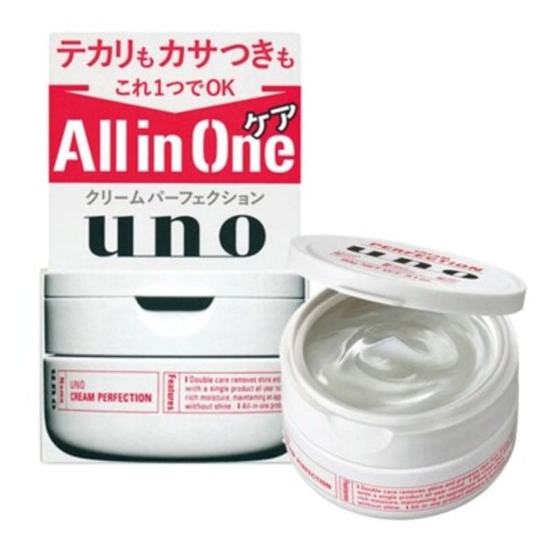 SHISEIDO UNO All in One Cream Perfection Moisturizing Gel Cream 90g ...