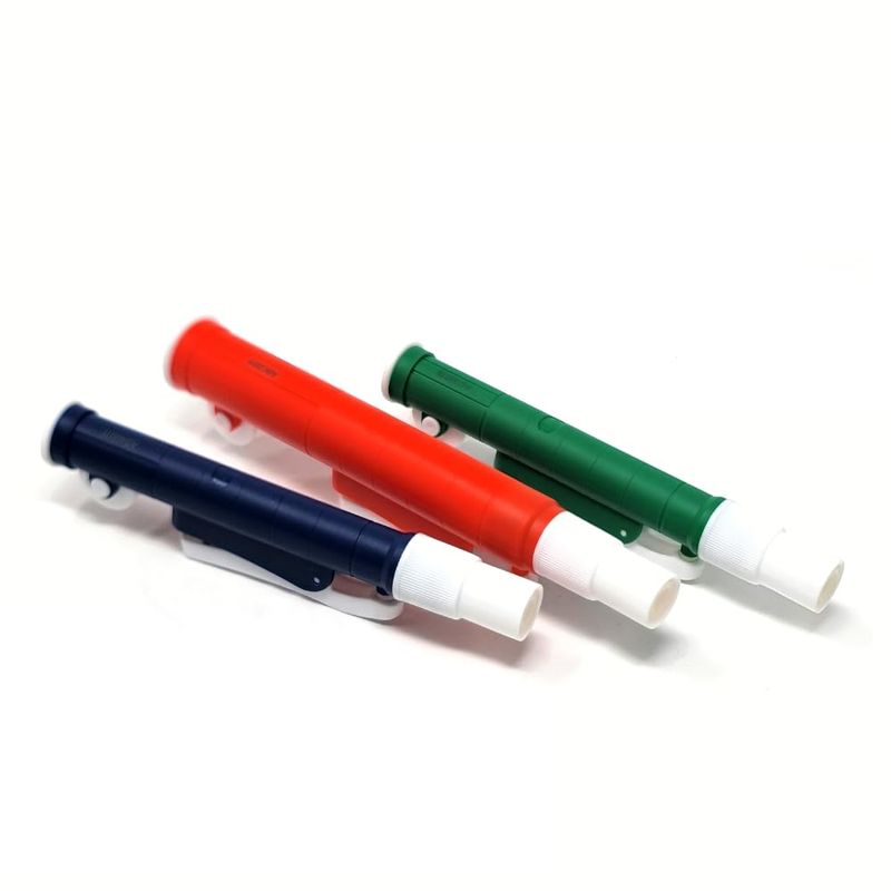 Pipette Pumps Set of 3 Color Coded Dispensers Including 2ml Blue, 10ml ...