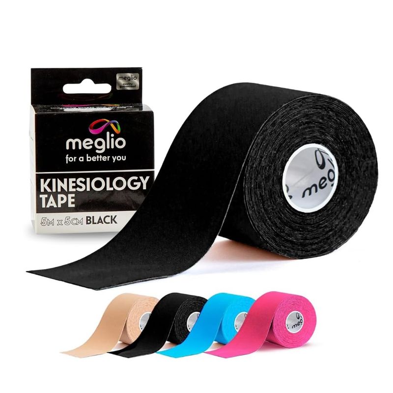 Meglio Kinesiology Tape - Uncut 5m Roll Sports Tape Strapping for ...