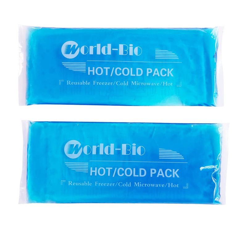 Ice Packs for Injuries Reusable Gel (2 Pack) - Hot Cold Gel Ice Pack ...