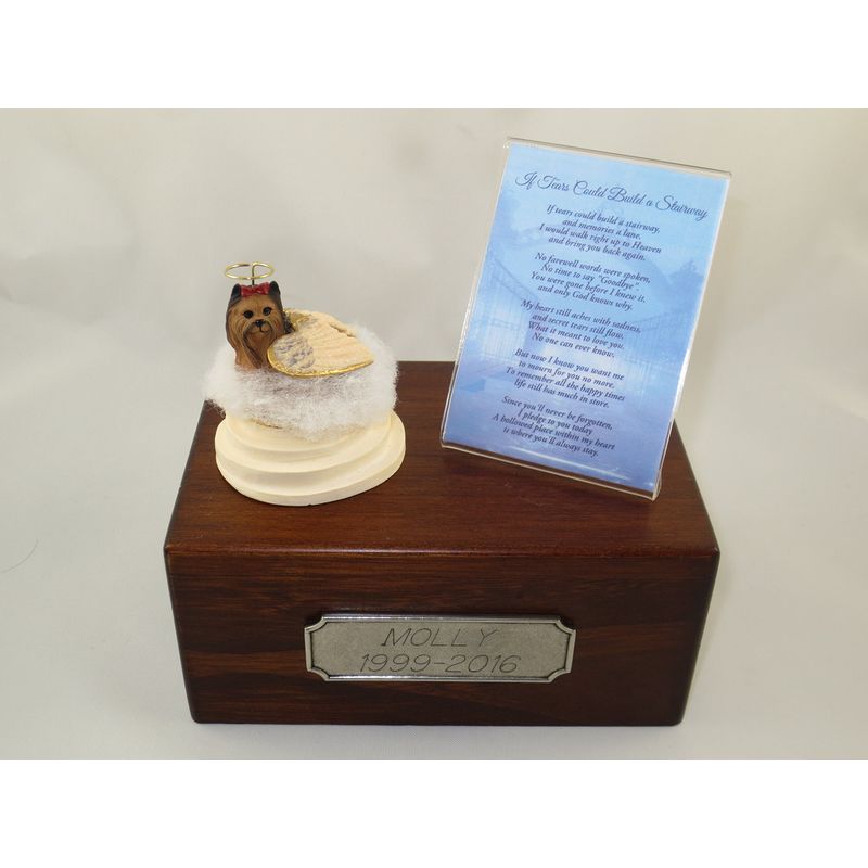 Conversation Concepts Beautiful Paulownia Small Wooden Urn with ...