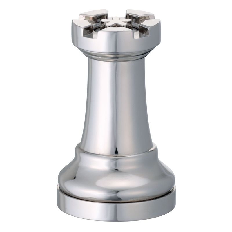 Hanayama Cast Chess Silver Rook (Tower) - Online Marketplace - EveryMarket