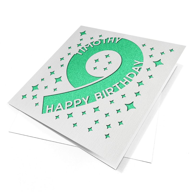 Personalised 9th Birthday Card, Custom Birthday Card, Any Name & Any ...