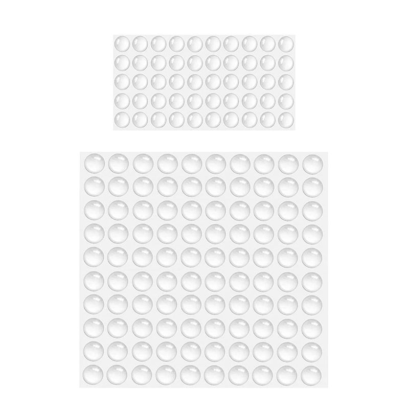 Rubber Buffers, Pack of 150 Rubber Feet, Self-Adhesive Door Buffers ...