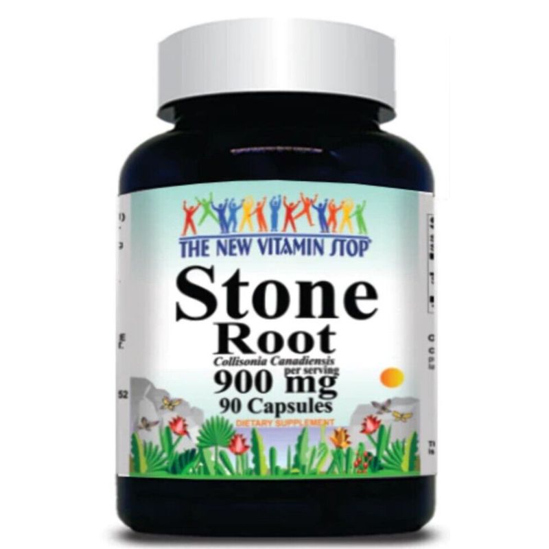 Stone Root 900mg 90 Caps Collisonia Canadiensis Rhizome Root - EveryMarket