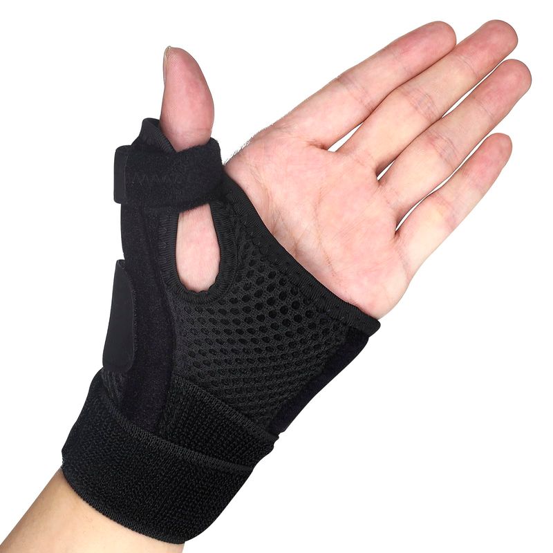 Yasdyri Thumb Support for Left or Right Hand Adjustable Thumb Splint ...