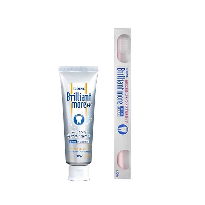 Lion Brilliantmore Dental Whitening Toothpaste (Apricot Mint) 3.2 oz ...