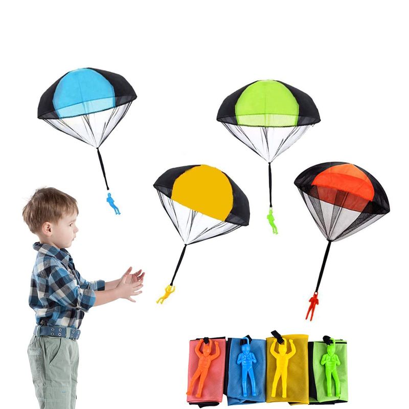 DFsucces Mini Parachute Hand Throw Toy, Hand Throw Parachute, Outdoor ...