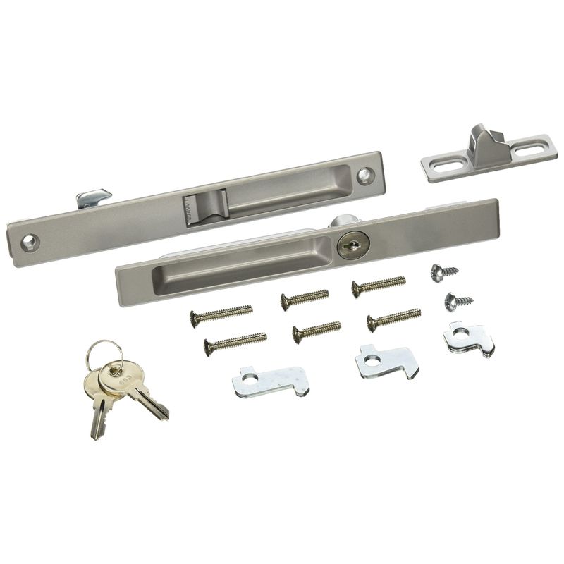 Wright Products - Keyed Flush Mounted Sliding Patio Door Latch Set ...