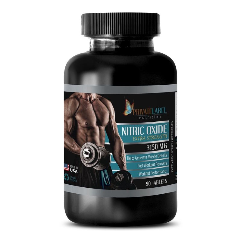 Nitric Oxide 3150mg - Muscle Supplements - 90 Tablets - Online ...