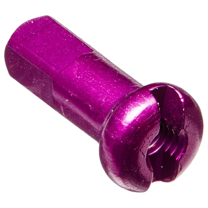 Dt Swiss 14G Alloy Nipple Spoke (Box of 100), Purple, 2mm - Online ...