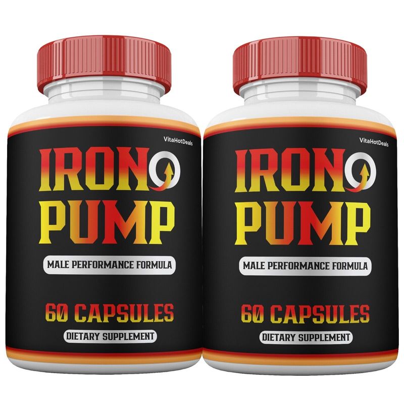 Iron Pump Capsules, Iron Pump Pills, Iron Pump for Men, Male Health (2 Pack) - Online ...