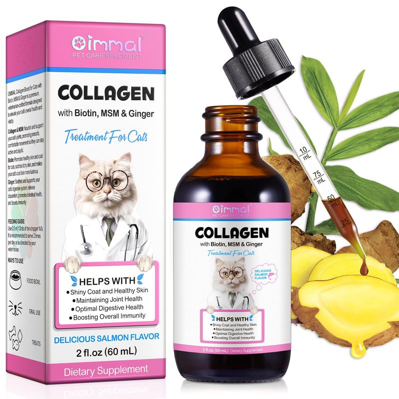 Collagen for Cats, Cat Collagen Liquid Drops, Liquid Collagen for Cats ...