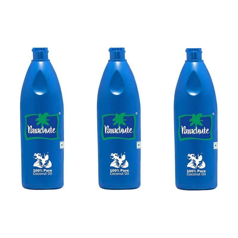 Parachute Oil 200ml (Pack of 3) - Made from complete Natural Coconut ...