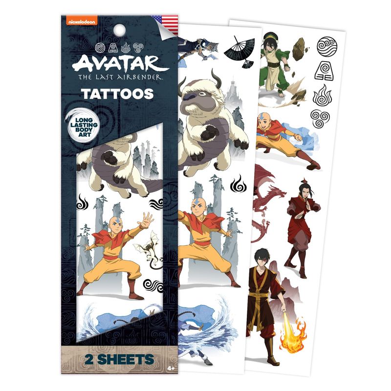 Savvi - 12 Avatar Temporary Tattoos: Skin-Safe Ink, Great for Parties ...