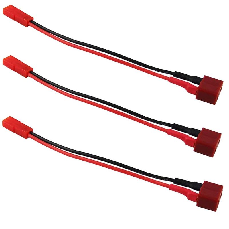 Yiqigou 3pcs Deans T Male Female Plug Connector to JST Male Female Plug ...
