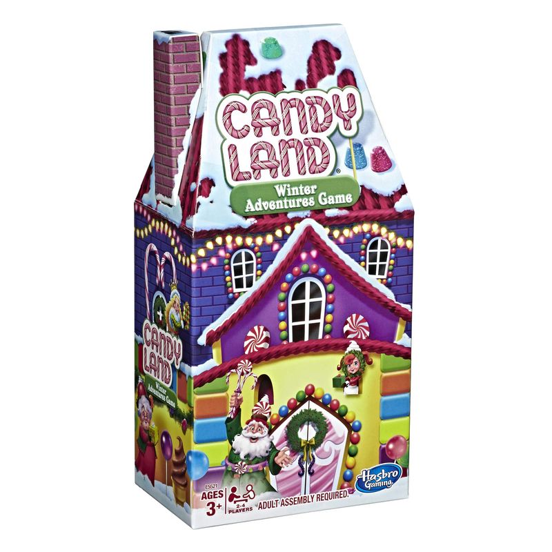 Hasbro Gaming Candy Land Game: Winter Adventures Edition Board Game for ...