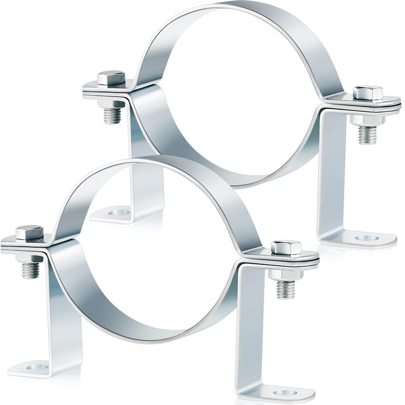 Tandefio 2 Pcs 4 B Vent Adjustable Wall Strap Pellet Vent Wall Strap ...