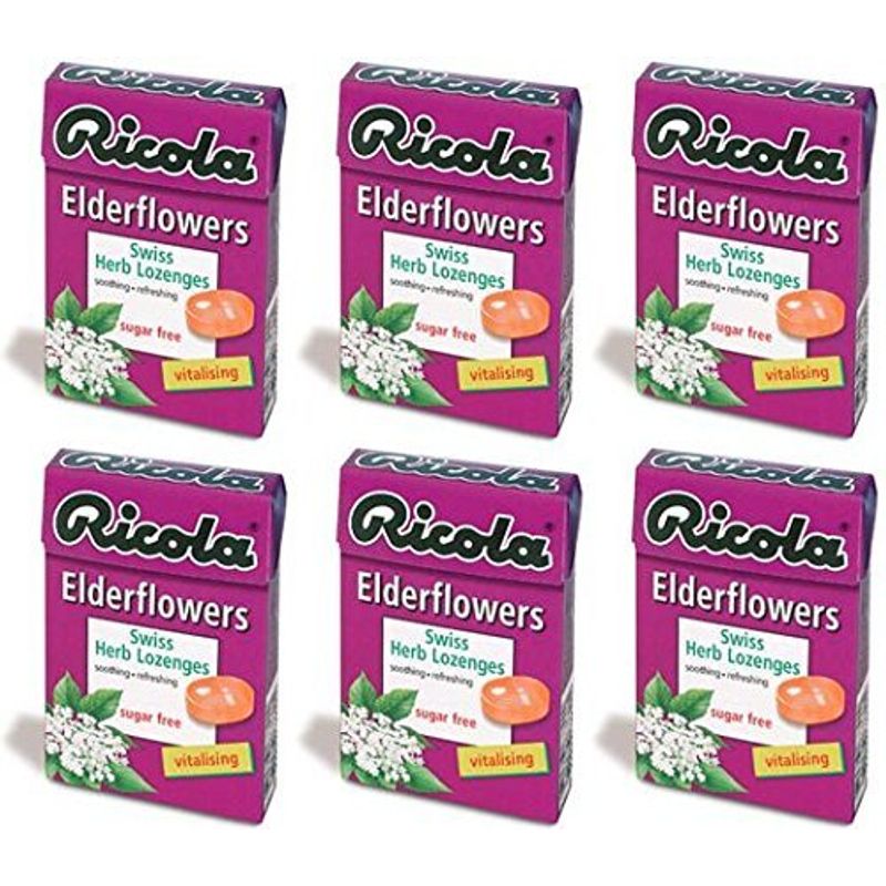 (6 PACK) - Ricola - Elderflower SF Lozenges Box | 45g | 6 PACK BUNDLE by RICOLA - Online ...