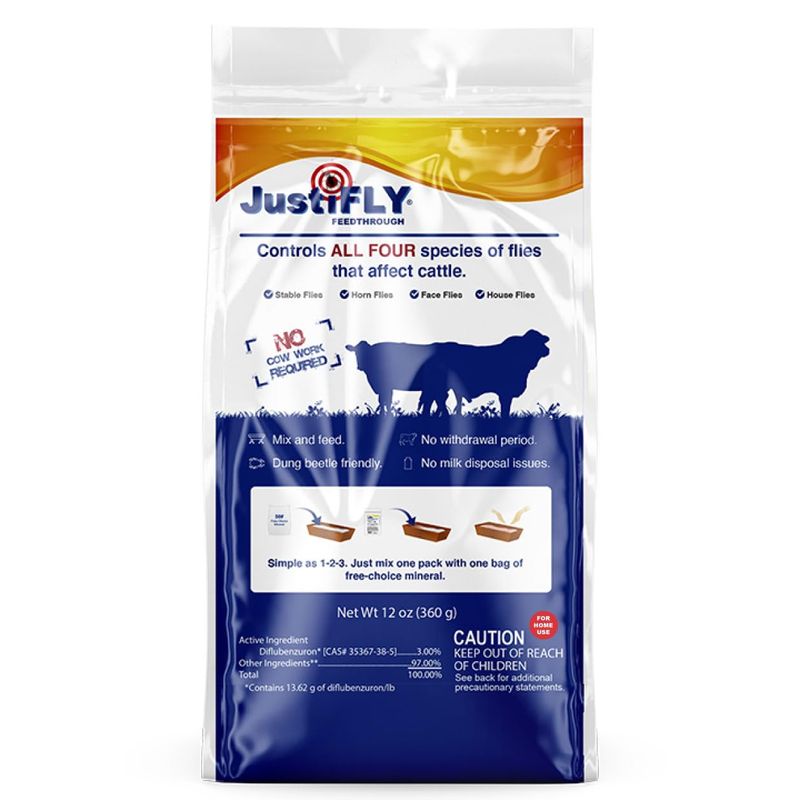 Champion USA JustiFLY Feedthrough Cattle Fly Control, Single | Non ...