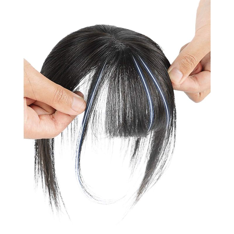 YOYO Bangs Wig, Hairpiece, 100% Human Hair, Part Wig, Make Your Face ...