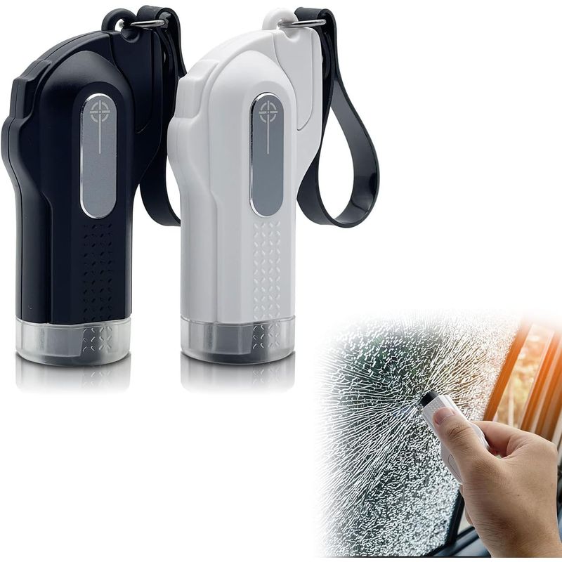 Tesyeux Pack of 2 emergency hammers for the car, bus, window breaker ...