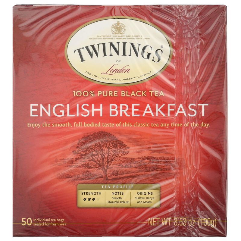 Twinings English Breakfast Tea, Tea Bags, 50 ct - Online Marketplace ...