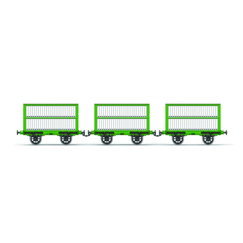 Hornby Wagons - R60165 L&MR Sheep Wagon Pack - Era 1 Train Toy, 00 ...