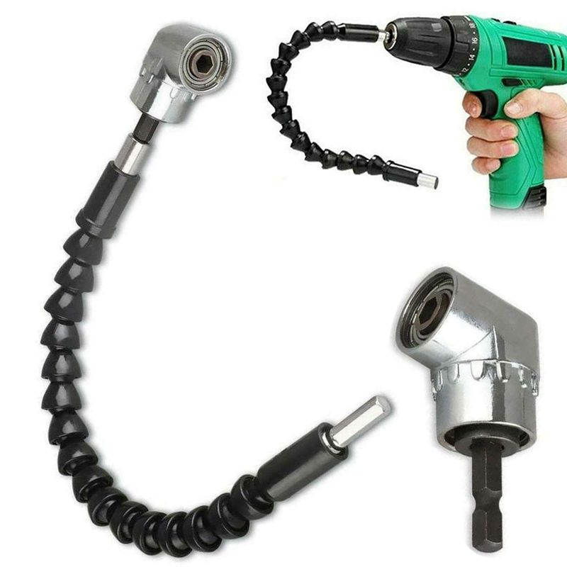 True Face Drill Bit Extension Hex Shank Flexible Shafts Screwdriver ...