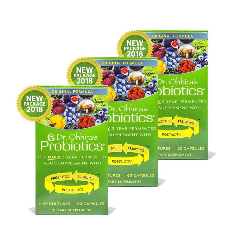 Dr. Ohhira's Probiotics Original Formula, 60 Caps (3 Pack) - EveryMarket