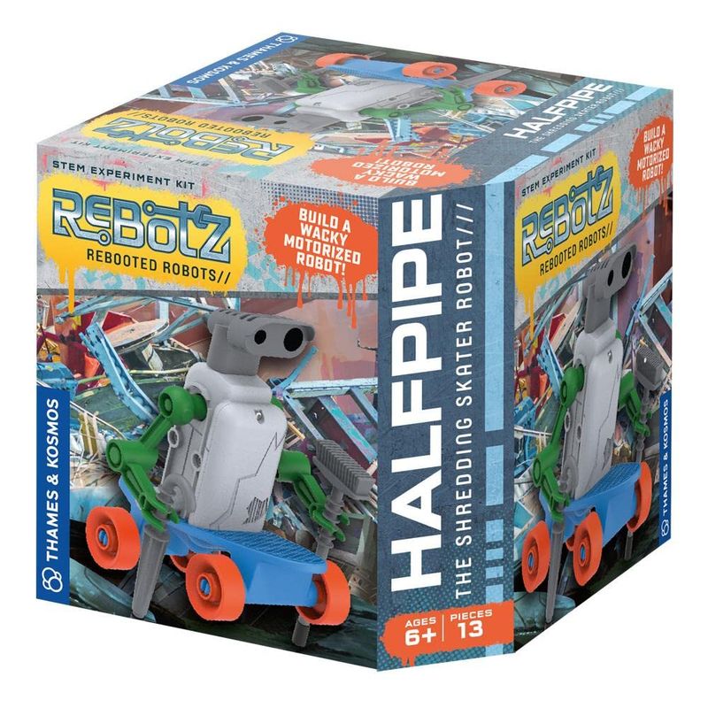 Thames & Kosmos ReBotz: Halfpipe - The Shredding Skater Robot | Build a ...