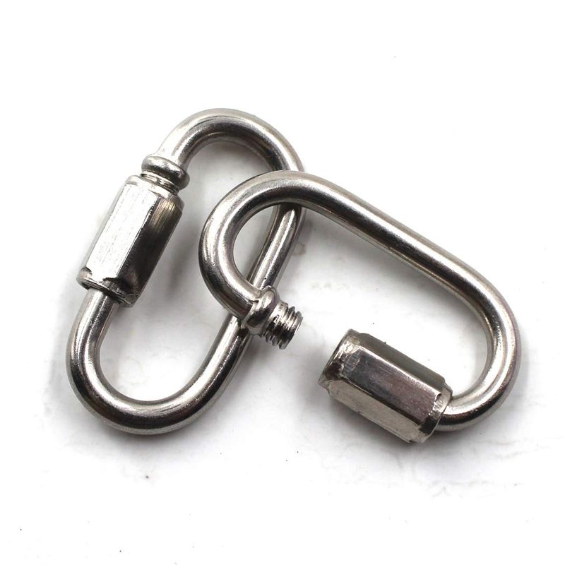 Flomore M10 Lock Quick Link Chain Connector 304 Stainless Steel Screw ...