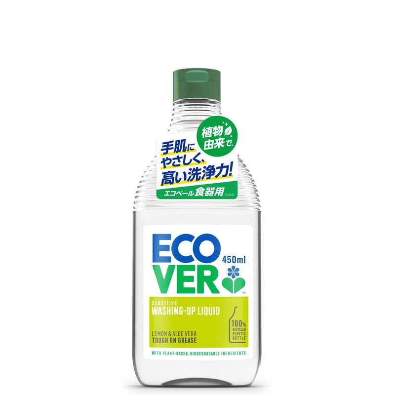 Eco Bale Dish Detergent, Main Body, Lemon Scent, 15.2 fl oz (450 ml ...