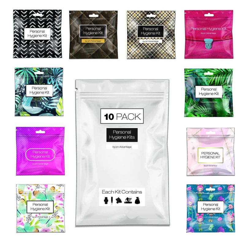 Menstrual Kit All-in-One 10 Pack - Assorted Colors | Convenience on The ...