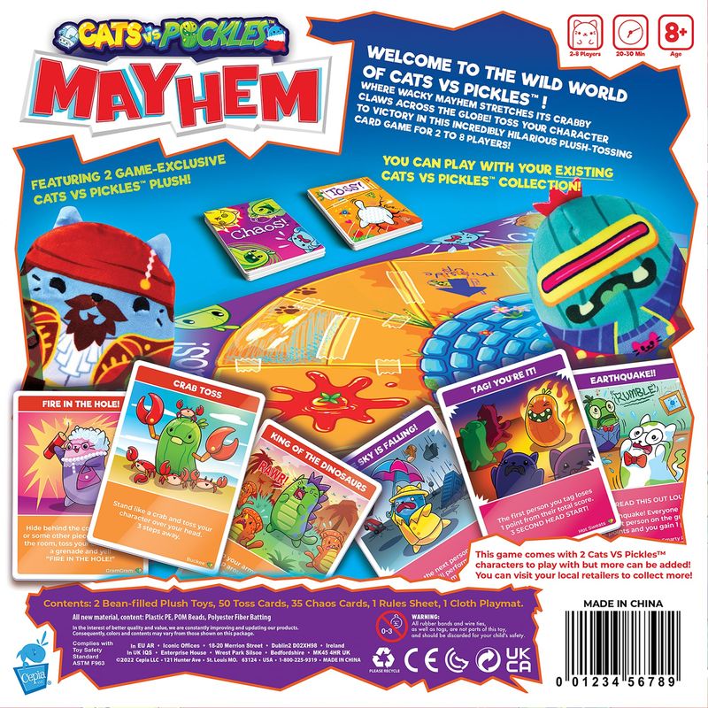 Cepia CvP Mayhem Board Game | Card Game for Kids Families and Adults ...
