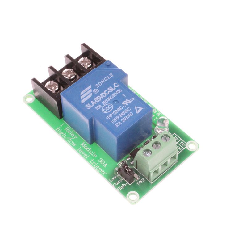 NOYITO 30A 1-Channel Relay Module High Low Level Trigger with ...