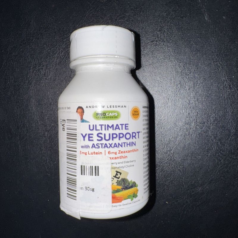 ANDREW LESSMAN PROCAPS ULTIMATE EYE SUPPORT ASTAXANTHIN,LUTEIN ...