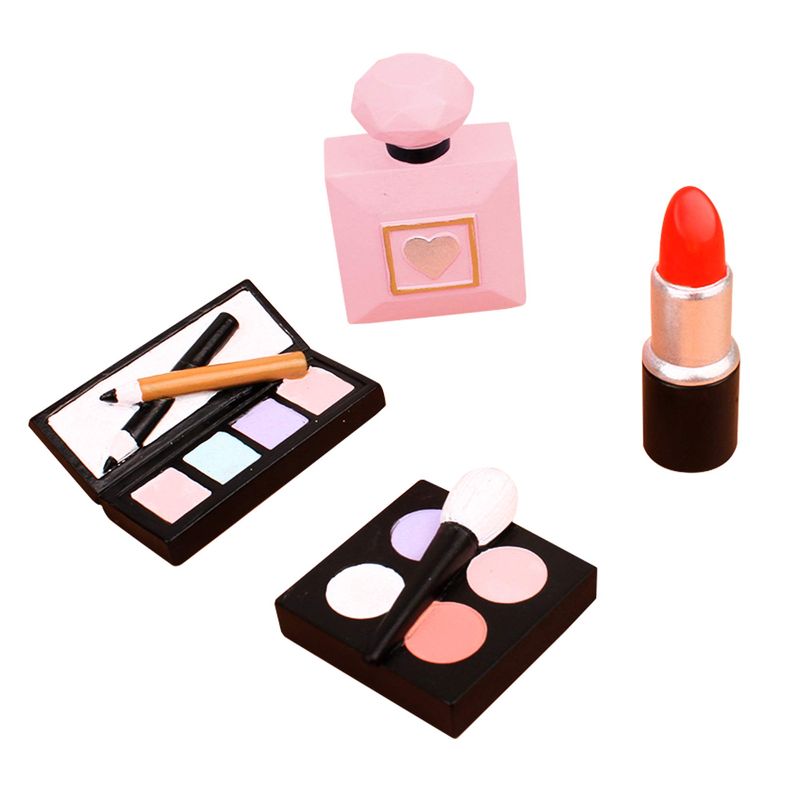Ercadio 4 Pack Make up Cake Toppers Resin Cosmetics Lipstick Perfume ...